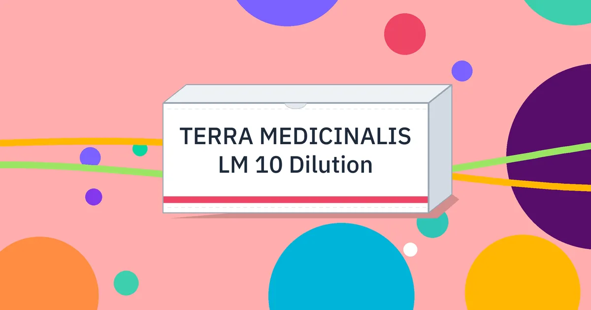 Symbolbild: Packung mit der Aufschrift TERRA MEDICINALIS LM 10 Dilution (PZN 13217072) – Verfügbarkeit und Bezug in Apotheken in Frankfurt am Main