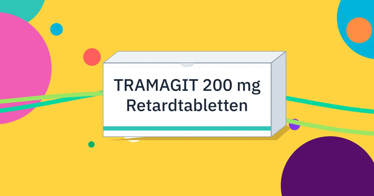 Symbolbild: Packung mit der Aufschrift TRAMAGIT 200 mg Retardtabletten (PZN 02327372) – Verfügbarkeit und Bezug in Apotheken in Frankfurt am Main