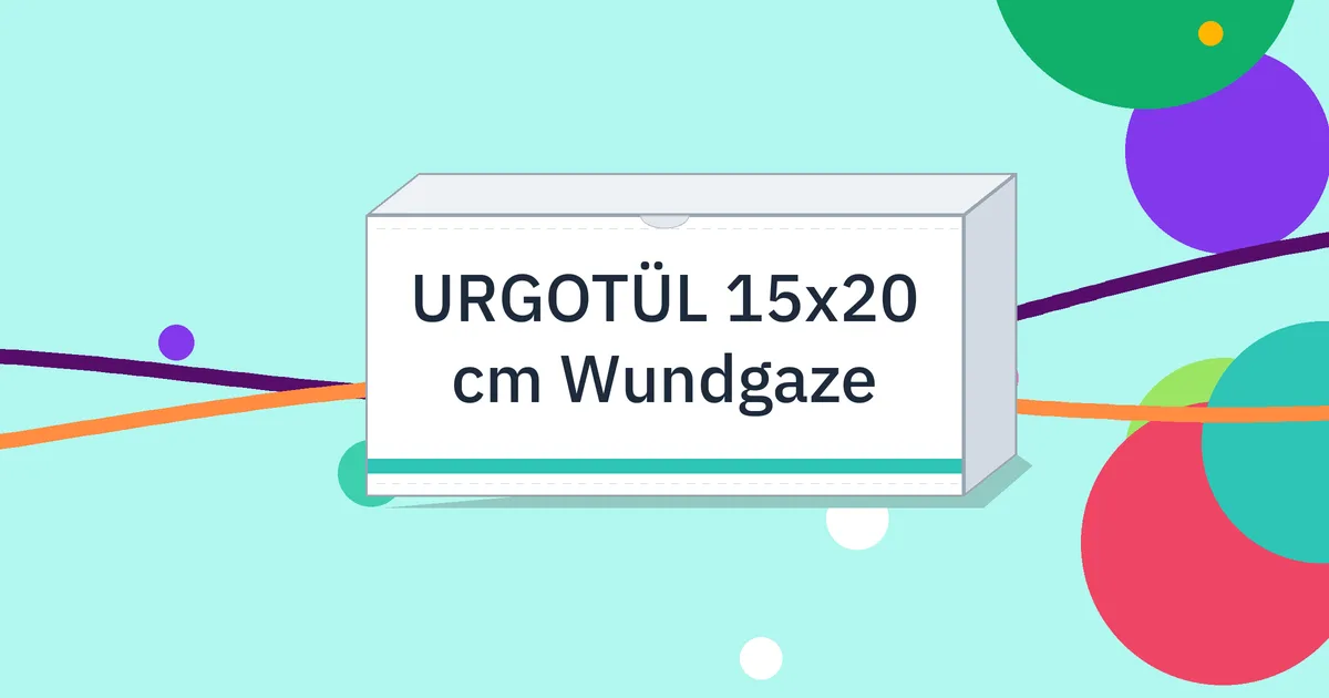 Symbolbild: Packung mit der Aufschrift URGOTÜL 15x20 cm Wundgaze (PZN 19103961) – Verfügbarkeit und Bezug in Apotheken in Frankfurt am Main