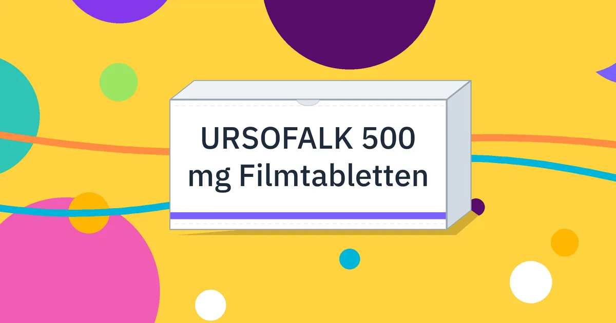 Symbolbild: Packung mit der Aufschrift URSOFALK 500 mg Filmtabletten (PZN 17982964) – Verfügbarkeit und Bezug in Apotheken in Frankfurt am Main