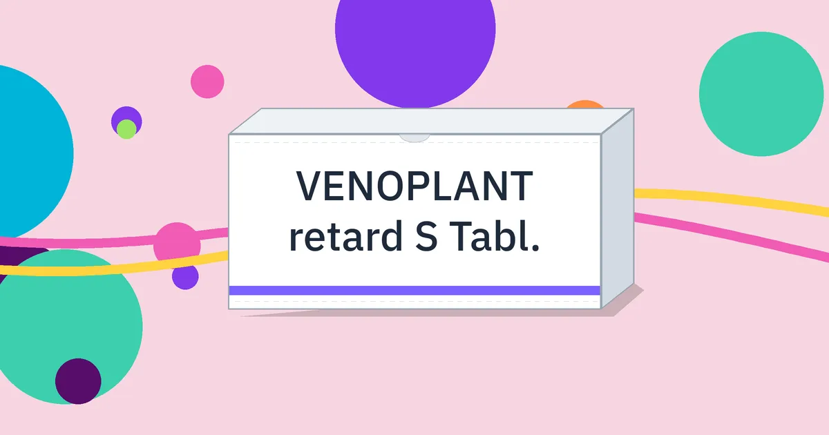 Symbolbild: Packung mit der Aufschrift VENOPLANT retard S Tabl. (PZN 07118822) – Verfügbarkeit und Bezug in Apotheken in Frankfurt am Main