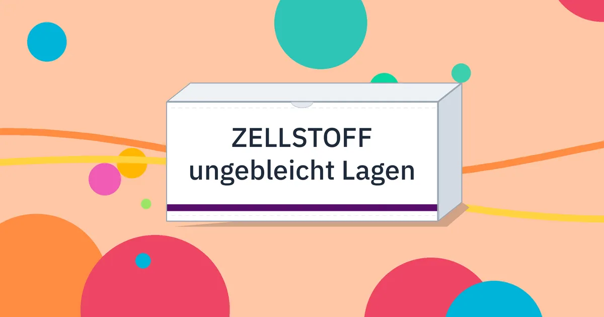 Symbolbild: Packung mit der Aufschrift ZELLSTOFF ungebleicht Lagen (PZN 01722362) – Verfügbarkeit und Bezug in Apotheken in Frankfurt am Main