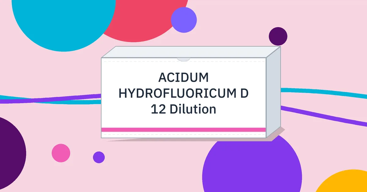 Symbolbild: Packung mit der Aufschrift ACIDUM HYDROFLUORICUM D 12 Dilution (PZN 02604883) – Verfügbarkeit und Bezug in Apotheken in Frankfurt am Main
