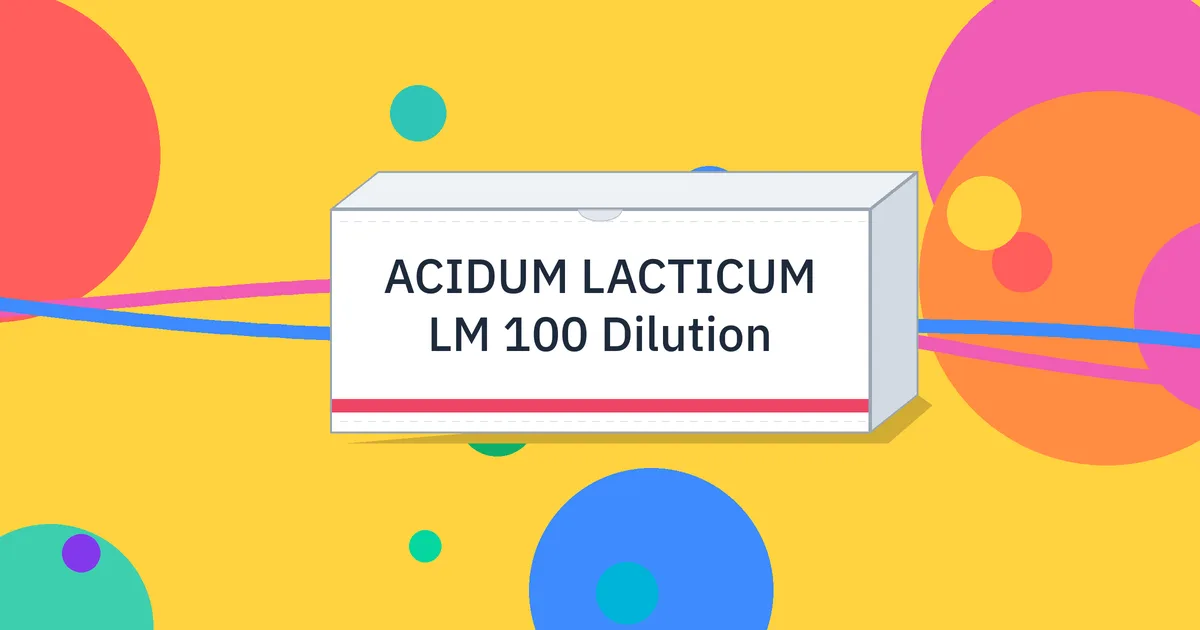 Symbolbild: Packung mit der Aufschrift ACIDUM LACTICUM LM 100 Dilution (PZN 13279802) – Verfügbarkeit und Bezug in Apotheken in Frankfurt am Main