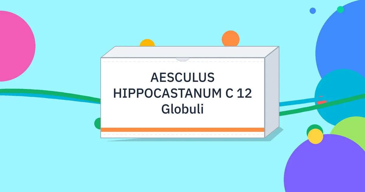 Symbolbild: Packung mit der Aufschrift AESCULUS HIPPOCASTANUM C 12 Globuli (PZN 16669053) – Verfügbarkeit und Bezug in Apotheken in Frankfurt am Main