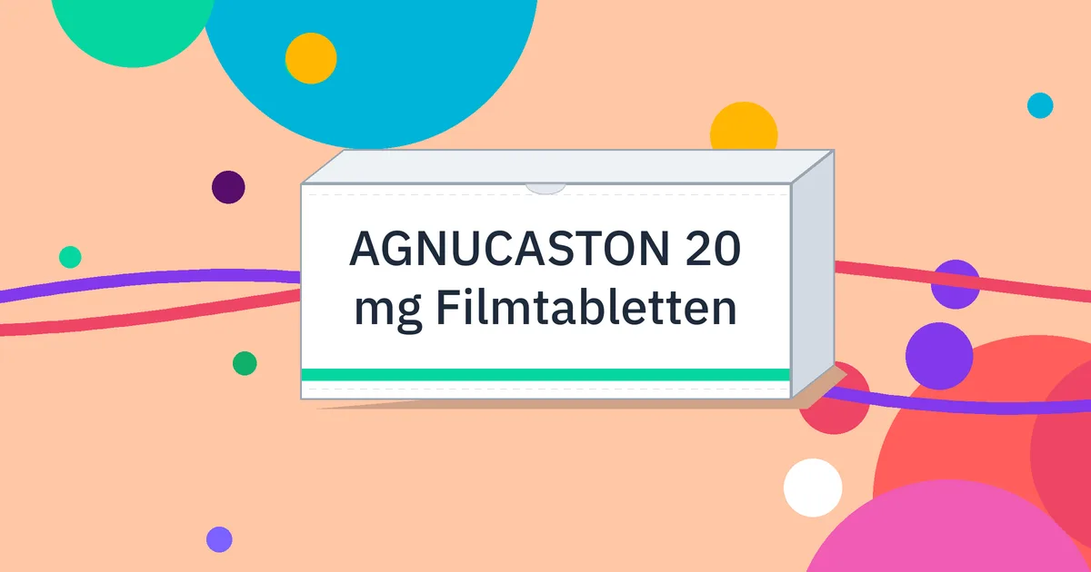Symbolbild: Packung mit der Aufschrift AGNUCASTON 20 mg Filmtabletten (PZN 17982869) – Verfügbarkeit und Bezug in Apotheken in Frankfurt am Main