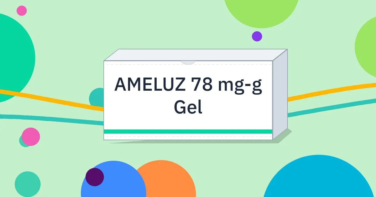 Symbolbild: Packung mit der Aufschrift AMELUZ 78 mg-g Gel (PZN 17824432) – Verfügbarkeit und Bezug in Apotheken in Frankfurt am Main