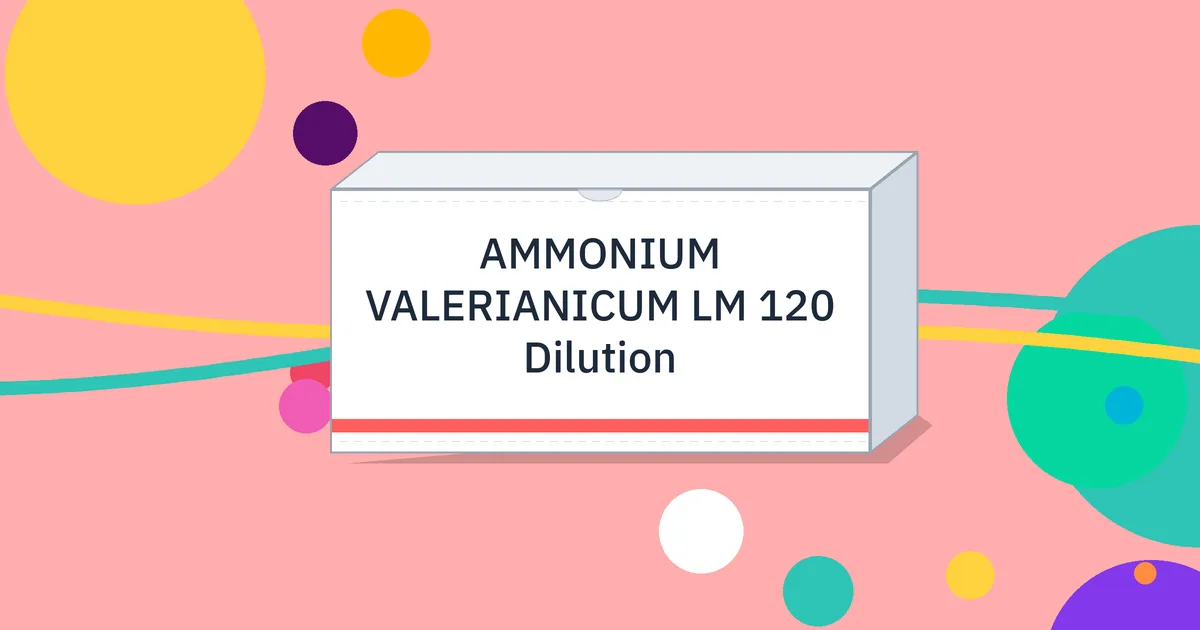 Symbolbild: Packung mit der Aufschrift AMMONIUM VALERIANICUM LM 120 Dilution (PZN 13324000) – Verfügbarkeit und Bezug in Apotheken in Frankfurt am Main