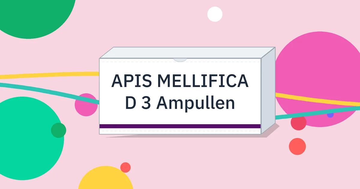 Symbolbild: Packung mit der Aufschrift APIS MELLIFICA D 3 Ampullen (PZN 01617435) – Verfügbarkeit und Bezug in Apotheken in Frankfurt am Main