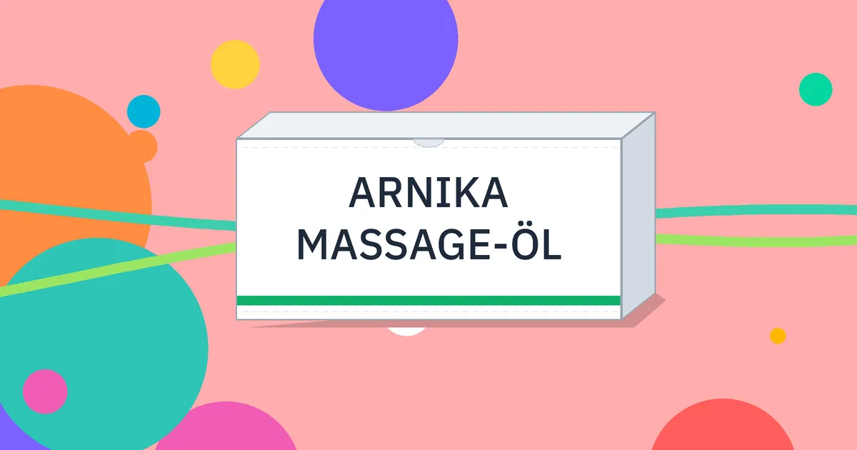 Symbolbild: Packung mit der Aufschrift ARNIKA MASSAGE-ÖL (PZN 08867833) – Verfügbarkeit und Bezug in Apotheken in Frankfurt am Main
