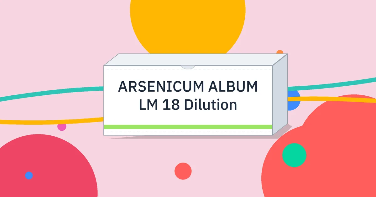 Symbolbild: Packung mit der Aufschrift ARSENICUM ALBUM LM 18 Dilution (PZN 07539311) – Verfügbarkeit und Bezug in Apotheken in Frankfurt am Main