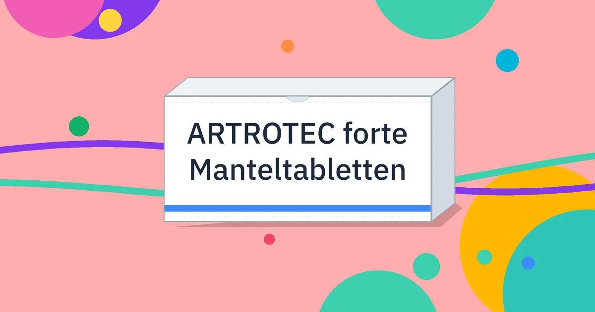 Symbolbild: Packung mit der Aufschrift ARTROTEC forte Manteltabletten (PZN 04796059) – Verfügbarkeit und Bezug in Apotheken in Frankfurt am Main