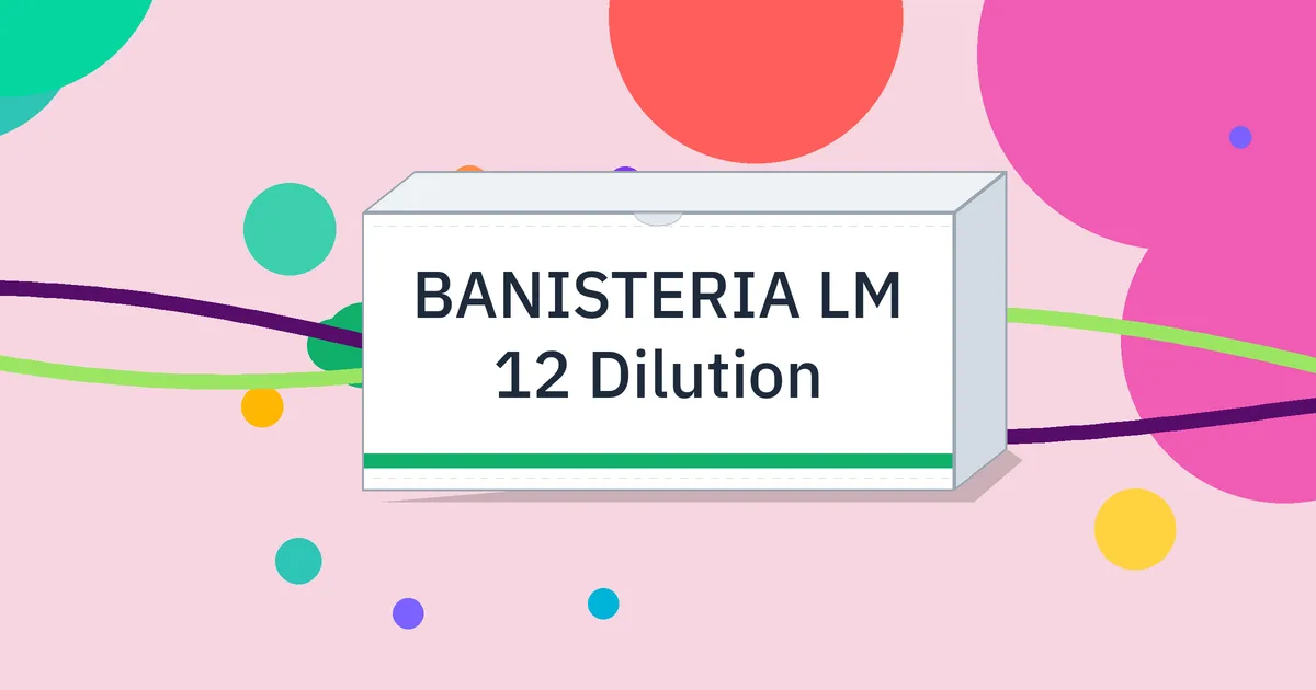 Symbolbild: Packung mit der Aufschrift BANISTERIA LM 12 Dilution (PZN 13375670) – Verfügbarkeit und Bezug in Apotheken in Frankfurt am Main