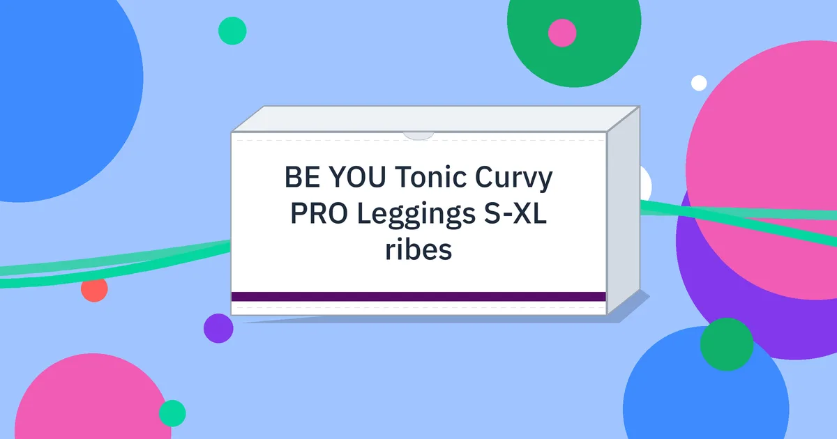 Symbolbild: Packung mit der Aufschrift BE YOU Tonic Curvy PRO Leggings S-XL ribes (PZN 20376865) – Verfügbarkeit und Bezug in Apotheken in Frankfurt am Main