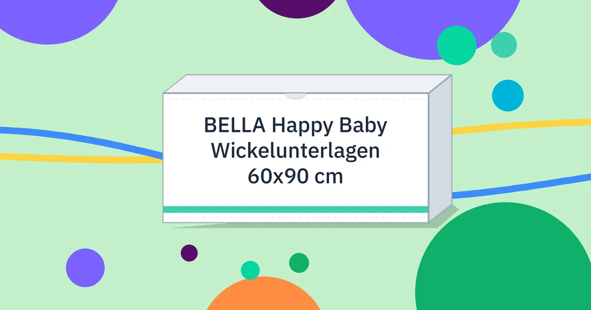 Symbolbild: Packung mit der Aufschrift BELLA Happy Baby Wickelunterlagen 60x90 cm (PZN 15591254) – Verfügbarkeit und Bezug in Apotheken in Frankfurt am Main