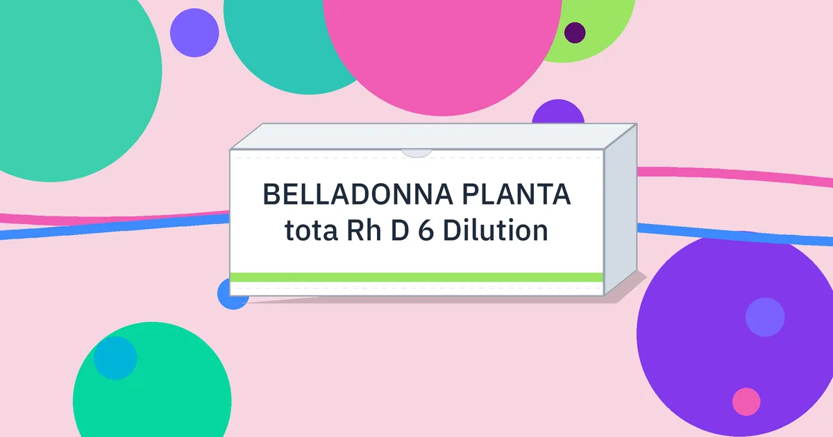 Symbolbild: Packung mit der Aufschrift BELLADONNA PLANTA tota Rh D 6 Dilution (PZN 01629906) – Verfügbarkeit und Bezug in Apotheken in Frankfurt am Main