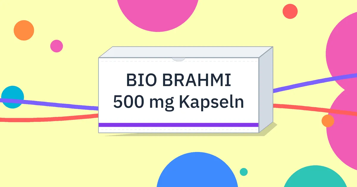 Symbolbild: Packung mit der Aufschrift BIO BRAHMI 500 mg Kapseln (PZN 17255655) – Verfügbarkeit und Bezug in Apotheken in Frankfurt am Main