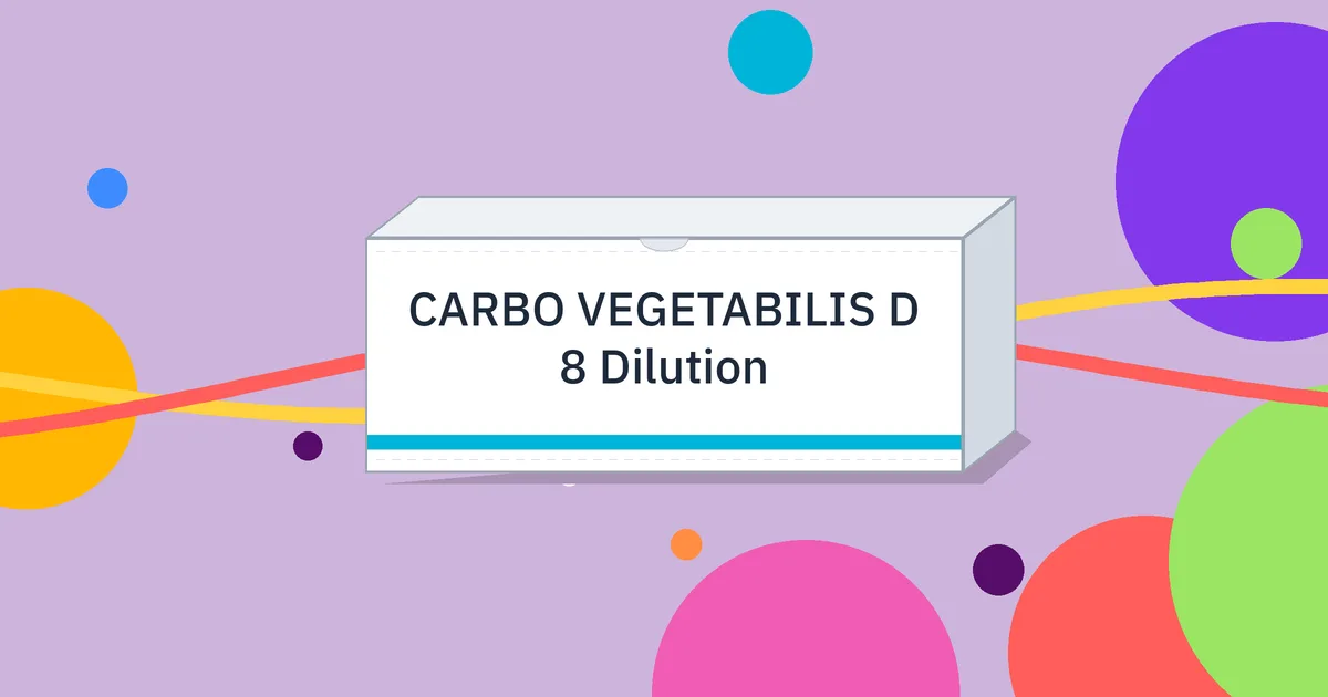 Symbolbild: Packung mit der Aufschrift CARBO VEGETABILIS D 8 Dilution (PZN 01763786) – Verfügbarkeit und Bezug in Apotheken in Frankfurt am Main