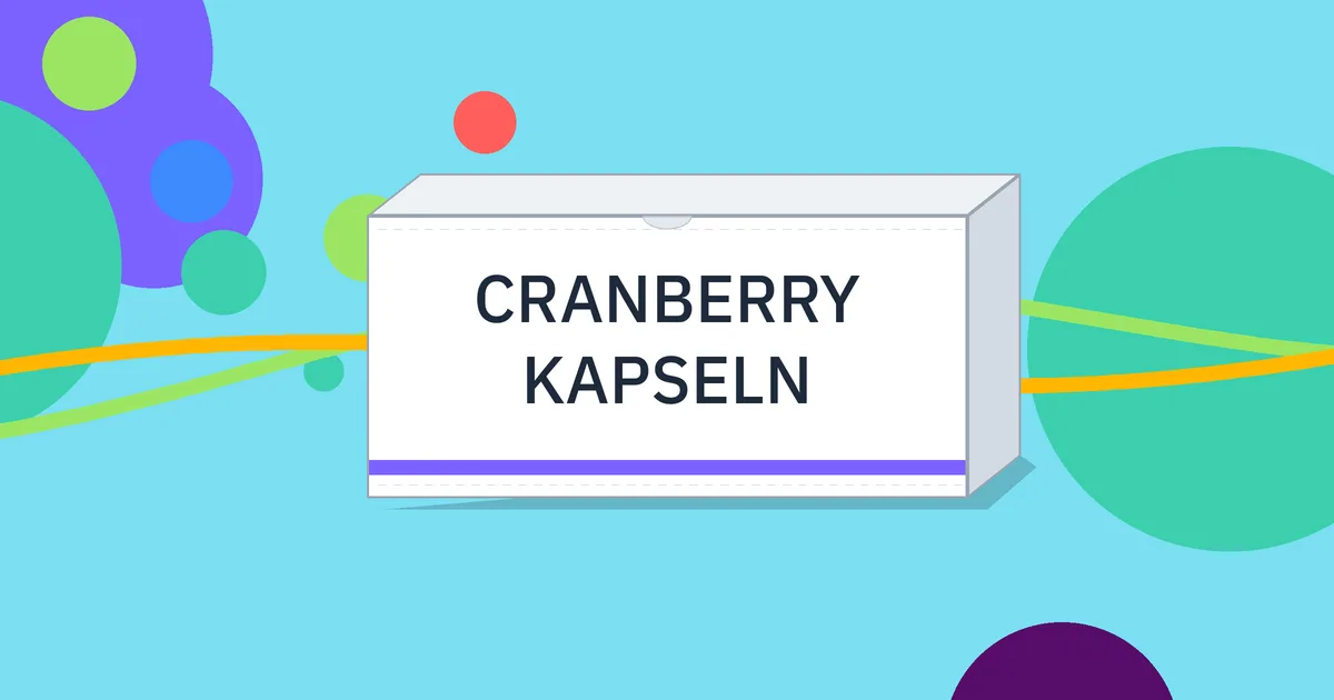 Symbolbild: Packung mit der Aufschrift CRANBERRY KAPSELN (PZN 10262899) – Verfügbarkeit und Bezug in Apotheken in Frankfurt am Main