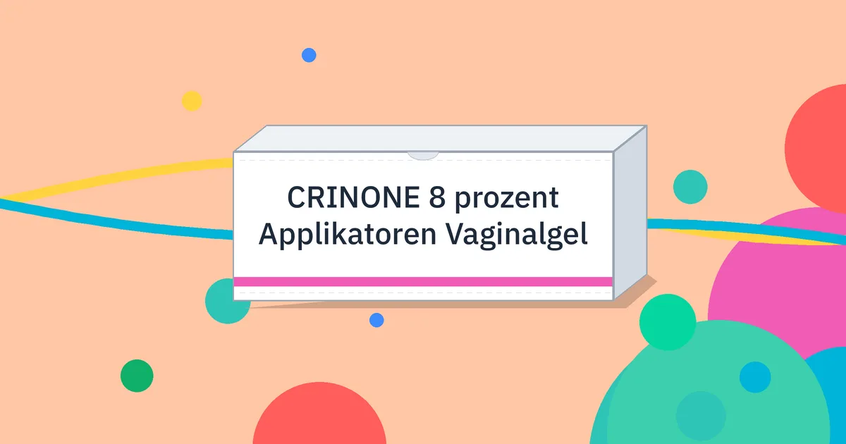 Symbolbild: Packung mit der Aufschrift CRINONE 8 prozent Applikatoren Vaginalgel (PZN 01715913) – Verfügbarkeit und Bezug in Apotheken in Frankfurt am Main