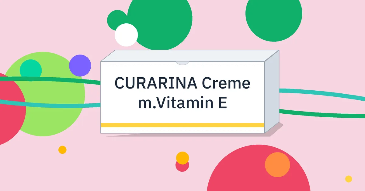 Symbolbild: Packung mit der Aufschrift CURARINA Creme m.Vitamin E (PZN 00783870) – Verfügbarkeit und Bezug in Apotheken in Frankfurt am Main