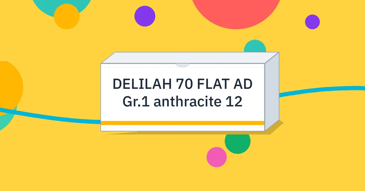 Symbolbild: Packung mit der Aufschrift DELILAH 70 FLAT AD Gr.1 anthracite 12 (PZN 13847407) – Verfügbarkeit und Bezug in Apotheken in Frankfurt am Main