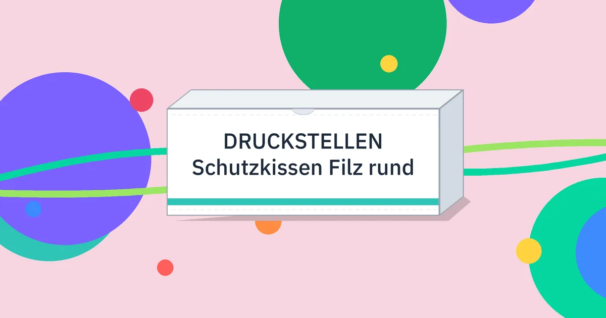 Symbolbild: Packung mit der Aufschrift DRUCKSTELLEN Schutzkissen Filz rund (PZN 11025279) – Verfügbarkeit und Bezug in Apotheken in Frankfurt am Main