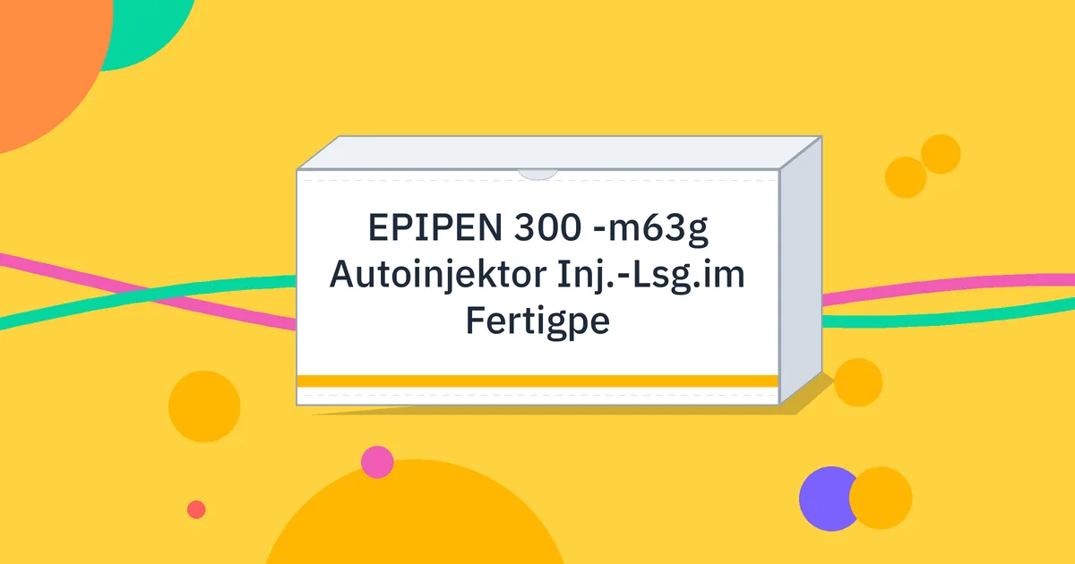 Symbolbild: Packung mit der Aufschrift EPIPEN 300 -m63g Autoinjektor Inj.-Lsg.im Fertigpe (PZN 12597204) – Verfügbarkeit und Bezug in Apotheken in Frankfurt am Main
