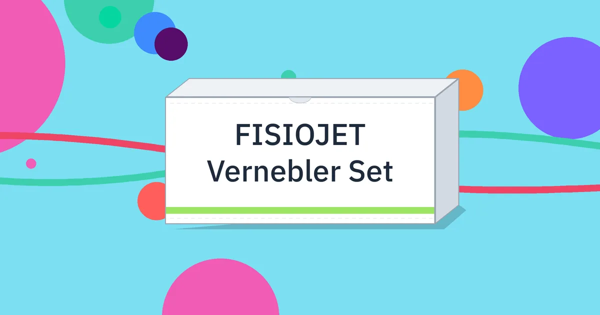 Symbolbild: Packung mit der Aufschrift FISIOJET Vernebler Set (PZN 12869246) – Verfügbarkeit und Bezug in Apotheken in Frankfurt am Main