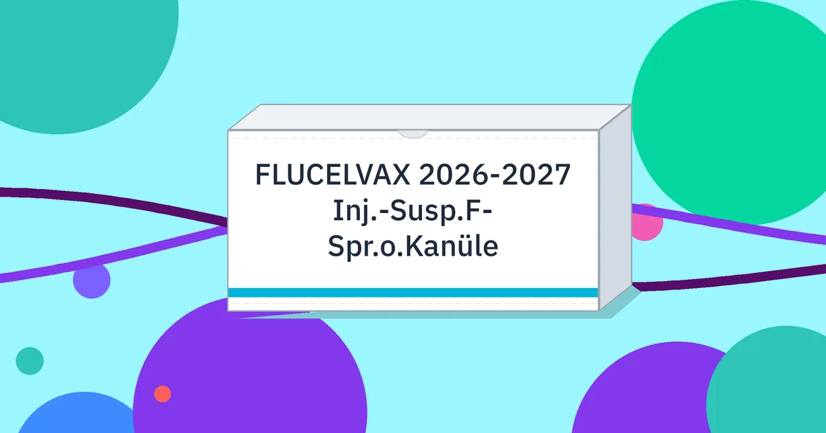 Symbolbild: Packung mit der Aufschrift FLUCELVAX 2026-2027 Inj.-Susp.F-Spr.o.Kanüle (PZN 20166079) – Verfügbarkeit und Bezug in Apotheken in Frankfurt am Main