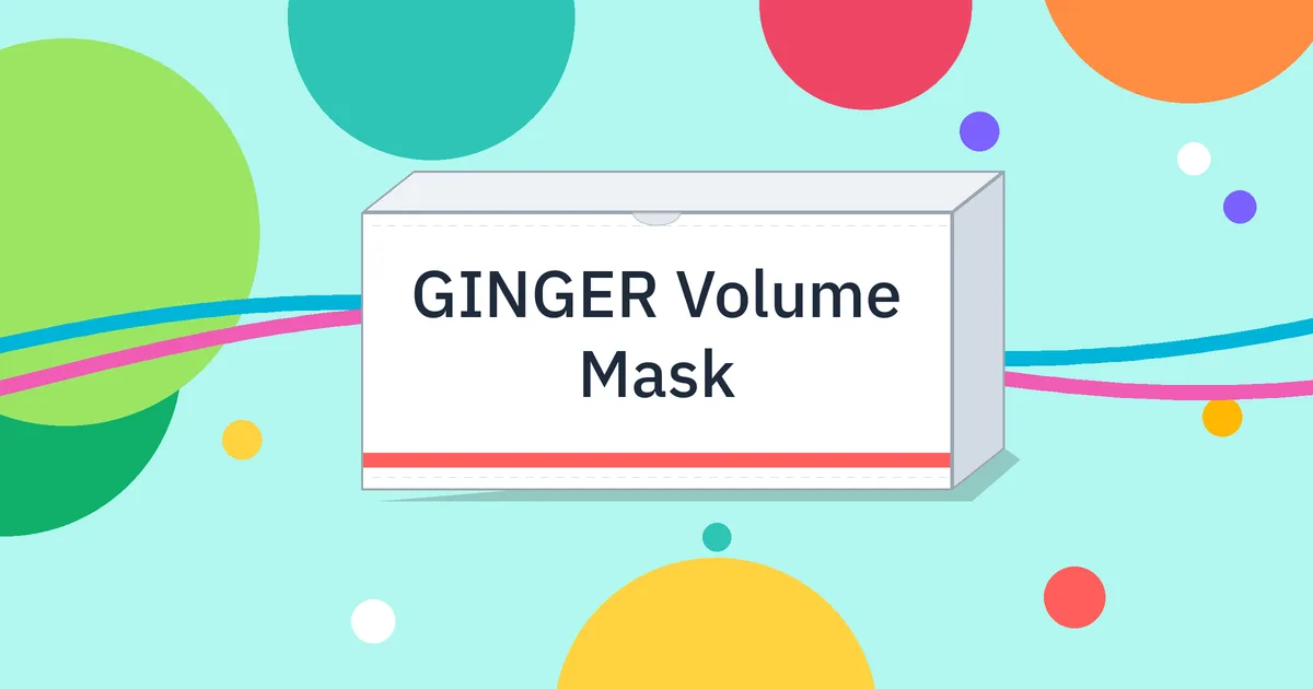 Symbolbild: Packung mit der Aufschrift GINGER Volume Mask (PZN 12413606) – Verfügbarkeit und Bezug in Apotheken in Frankfurt am Main