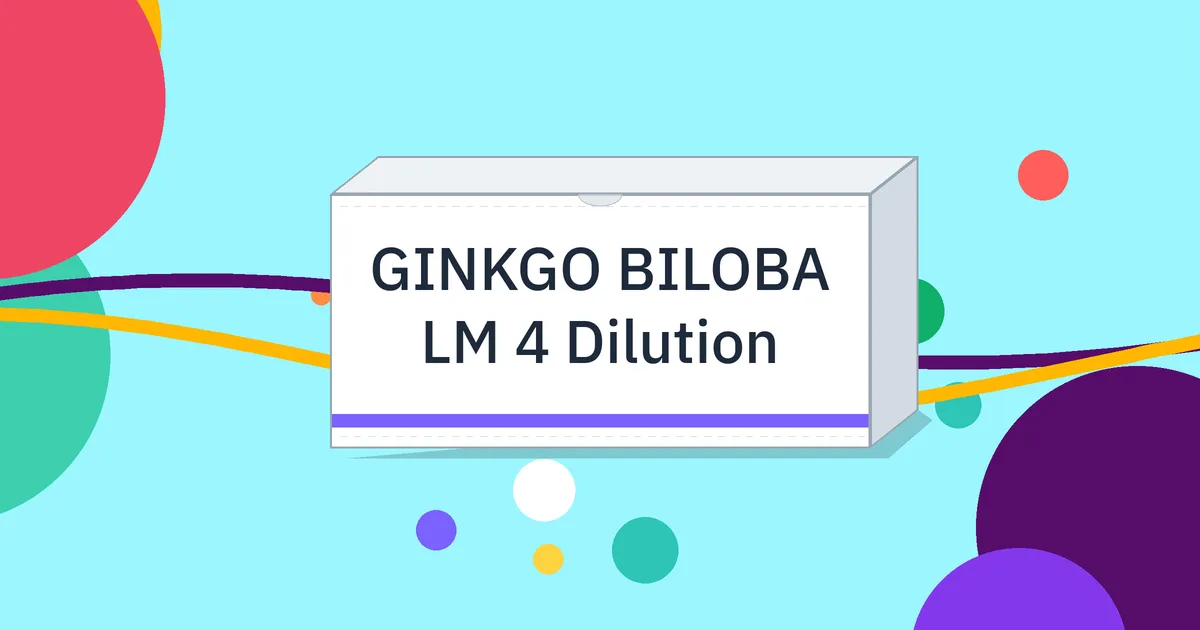 Symbolbild: Packung mit der Aufschrift GINKGO BILOBA LM 4 Dilution (PZN 12877978) – Verfügbarkeit und Bezug in Apotheken in Frankfurt am Main