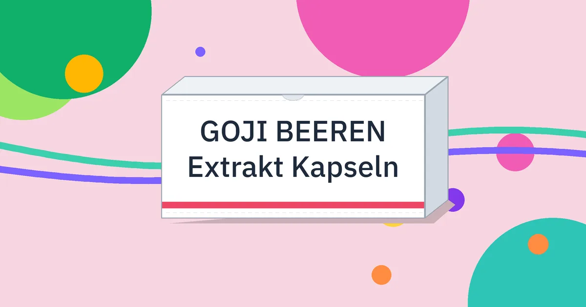 Symbolbild: Packung mit der Aufschrift GOJI BEEREN Extrakt Kapseln (PZN 01169787) – Verfügbarkeit und Bezug in Apotheken in Frankfurt am Main