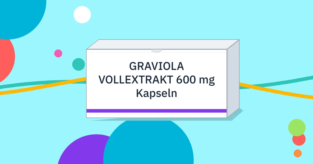 Symbolbild: Packung mit der Aufschrift GRAVIOLA VOLLEXTRAKT 600 mg Kapseln (PZN 10172386) – Verfügbarkeit und Bezug in Apotheken in Frankfurt am Main