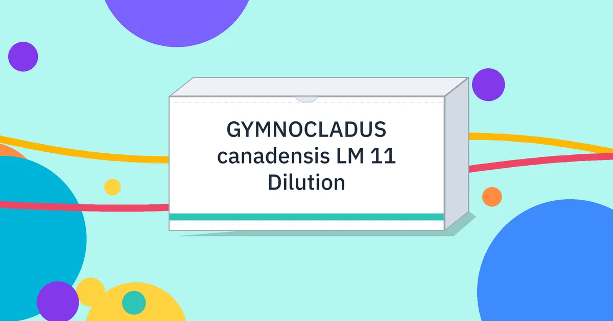 Symbolbild: Packung mit der Aufschrift GYMNOCLADUS canadensis LM 11 Dilution (PZN 13548863) – Verfügbarkeit und Bezug in Apotheken in Frankfurt am Main