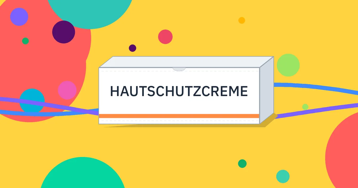 Symbolbild: Packung mit der Aufschrift HAUTSCHUTZCREME (PZN 20338391) – Verfügbarkeit und Bezug in Apotheken in Frankfurt am Main