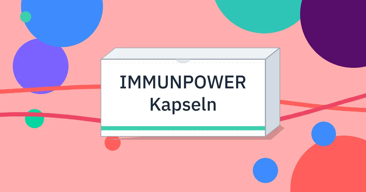 Symbolbild: Packung mit der Aufschrift IMMUNPOWER Kapseln (PZN 19125359) – Verfügbarkeit und Bezug in Apotheken in Frankfurt am Main