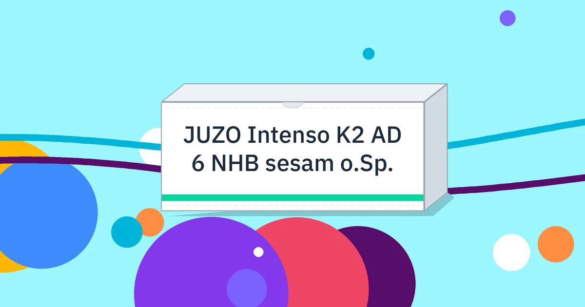Symbolbild: Packung mit der Aufschrift JUZO Intenso K2 AD 6 NHB sesam o.Sp. (PZN 18620387) – Verfügbarkeit und Bezug in Apotheken in Frankfurt am Main