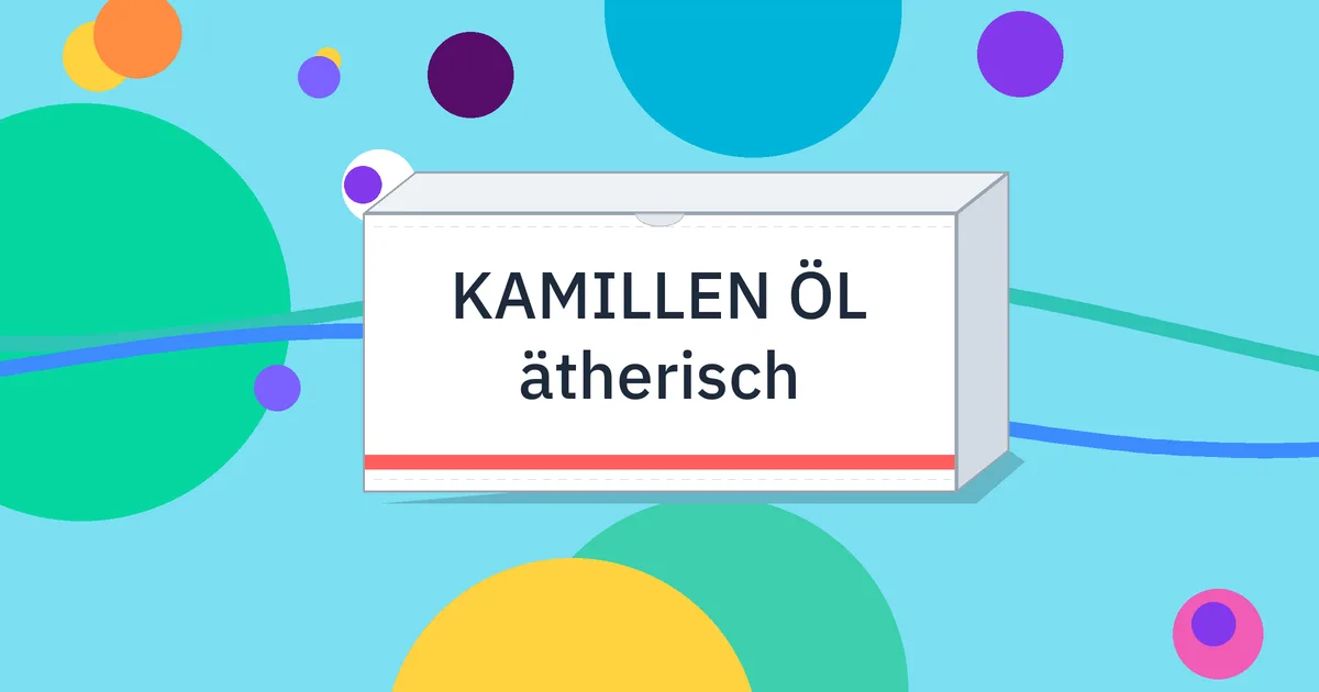 Symbolbild: Packung mit der Aufschrift KAMILLEN ÖL ätherisch (PZN 17386802) – Verfügbarkeit und Bezug in Apotheken in Frankfurt am Main