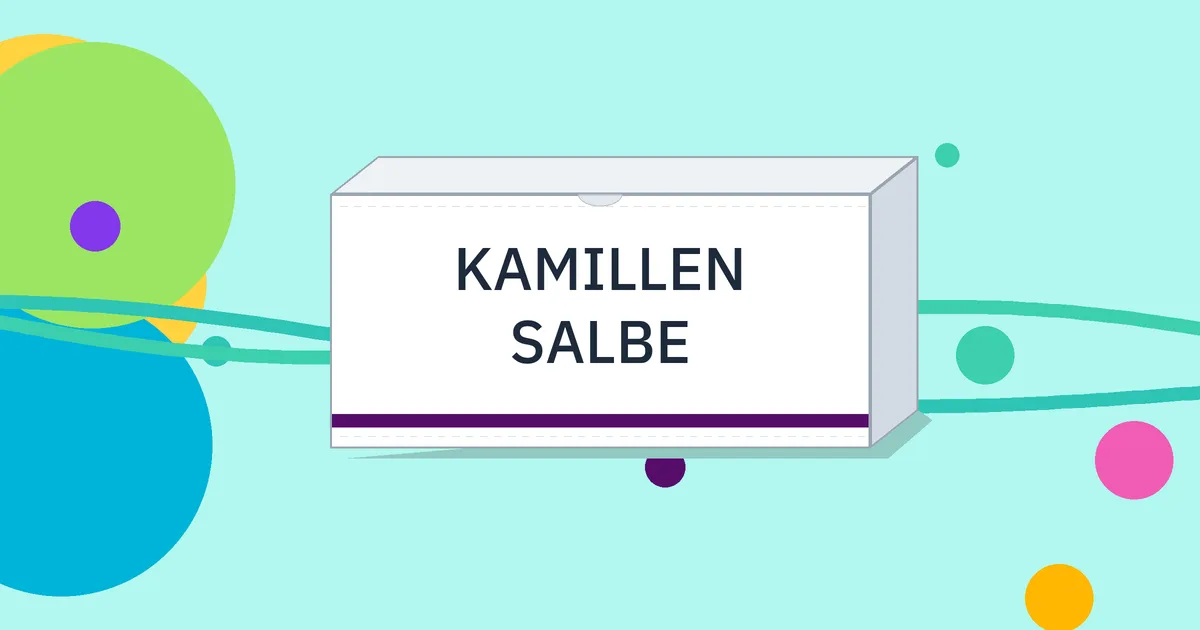 Symbolbild: Packung mit der Aufschrift KAMILLEN SALBE (PZN 18091641) – Verfügbarkeit und Bezug in Apotheken in Frankfurt am Main