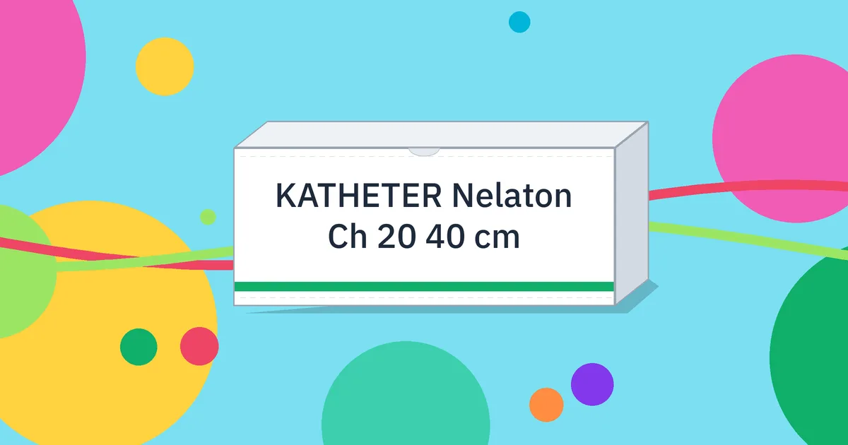 Symbolbild: Packung mit der Aufschrift KATHETER Nelaton Ch 20 40 cm (PZN 03655440) – Verfügbarkeit und Bezug in Apotheken in Frankfurt am Main