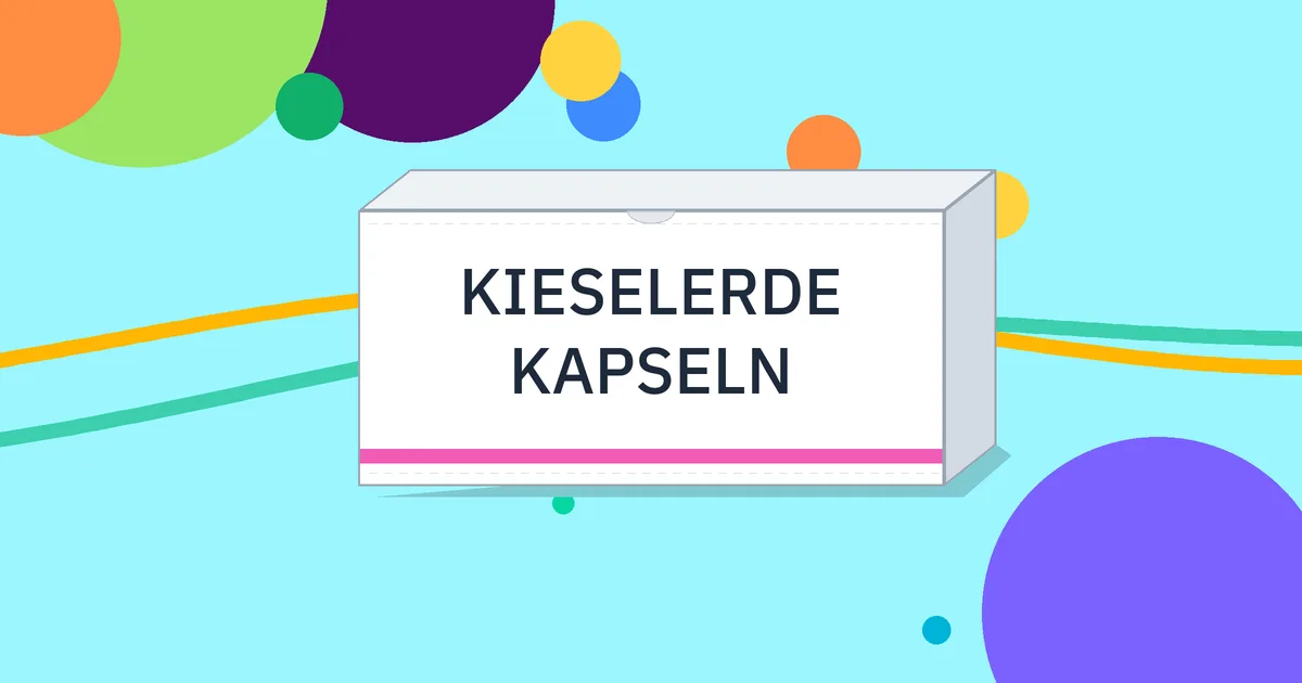 Symbolbild: Packung mit der Aufschrift KIESELERDE KAPSELN (PZN 18665622) – Verfügbarkeit und Bezug in Apotheken in Frankfurt am Main