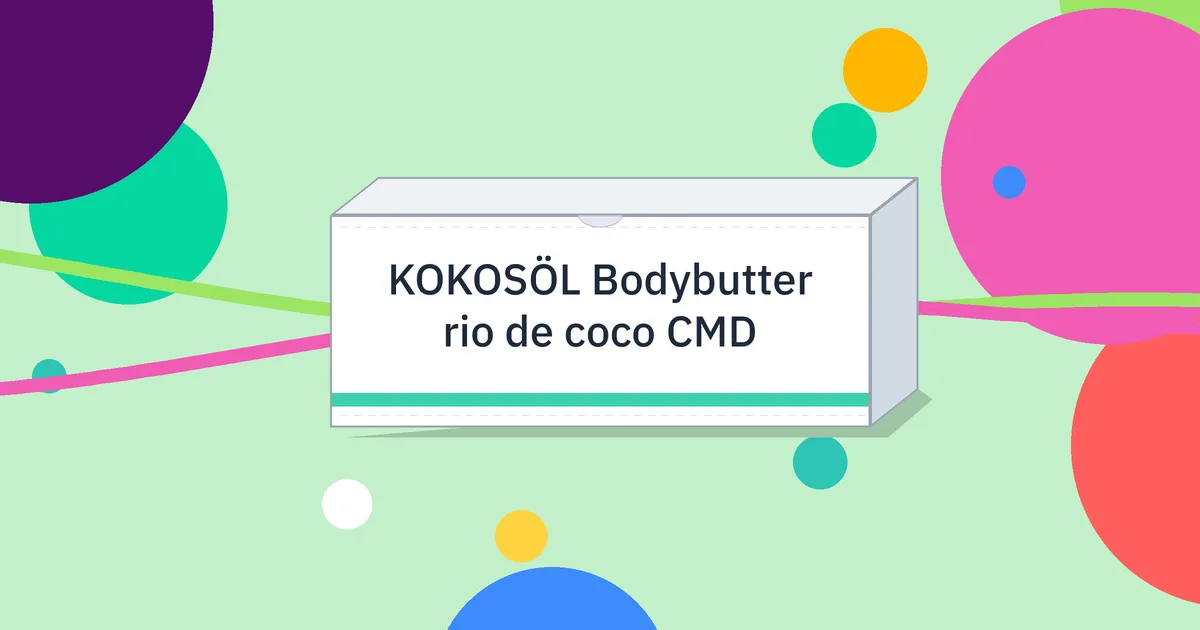 Symbolbild: Packung mit der Aufschrift KOKOSÖL Bodybutter rio de coco CMD (PZN 09946612) – Verfügbarkeit und Bezug in Apotheken in Frankfurt am Main