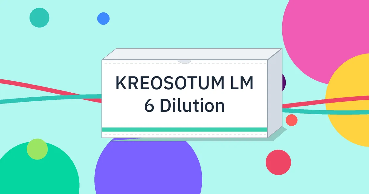 Symbolbild: Packung mit der Aufschrift KREOSOTUM LM 6 Dilution (PZN 02602542) – Verfügbarkeit und Bezug in Apotheken in Frankfurt am Main