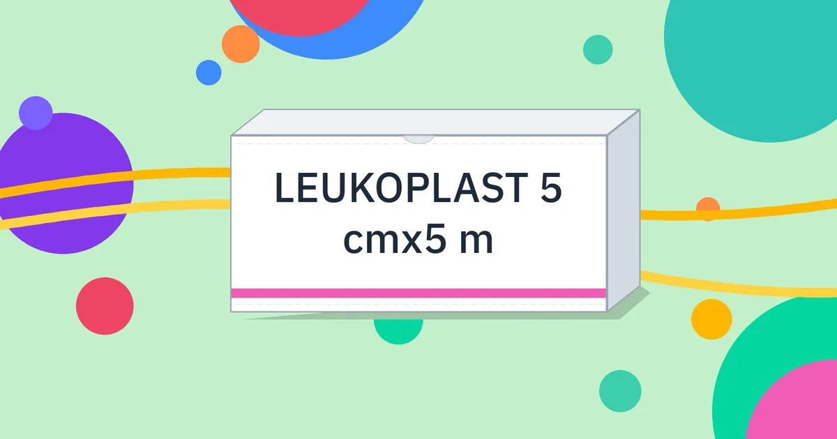 Symbolbild: Packung mit der Aufschrift LEUKOPLAST 5 cmx5 m (PZN 00626001) – Verfügbarkeit und Bezug in Apotheken in Frankfurt am Main