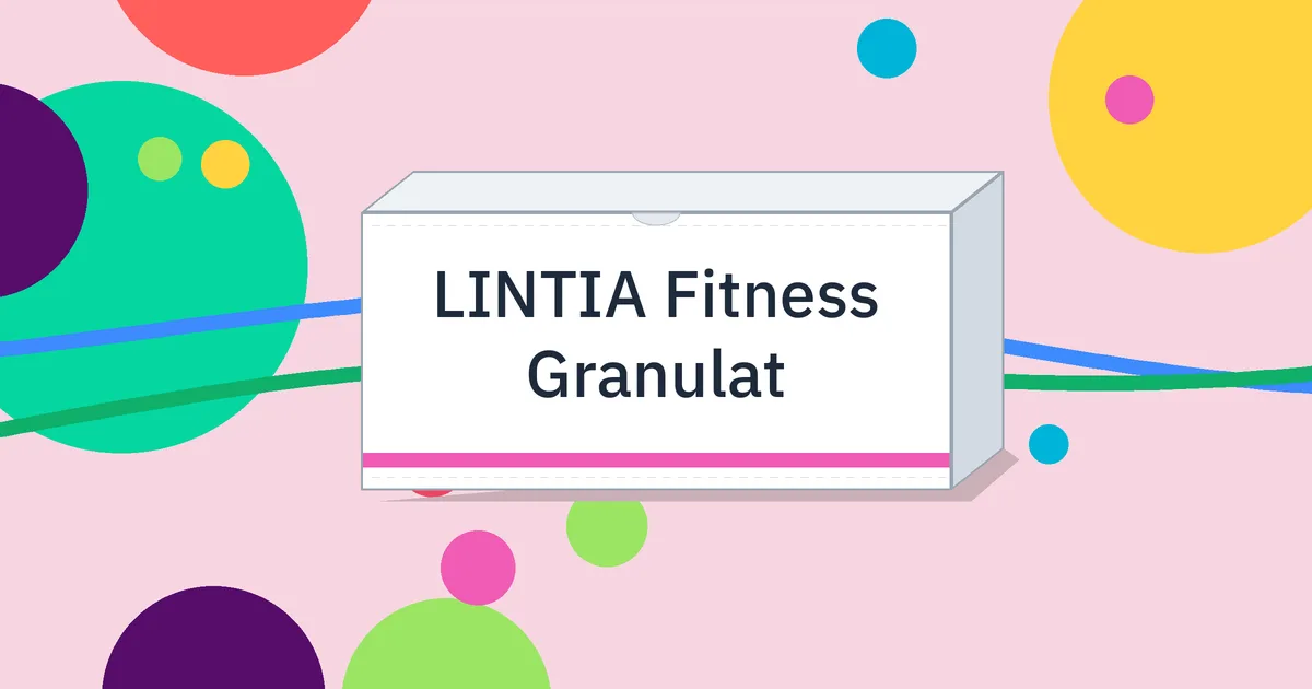 Symbolbild: Packung mit der Aufschrift LINTIA Fitness Granulat (PZN 16200988) – Verfügbarkeit und Bezug in Apotheken in Frankfurt am Main