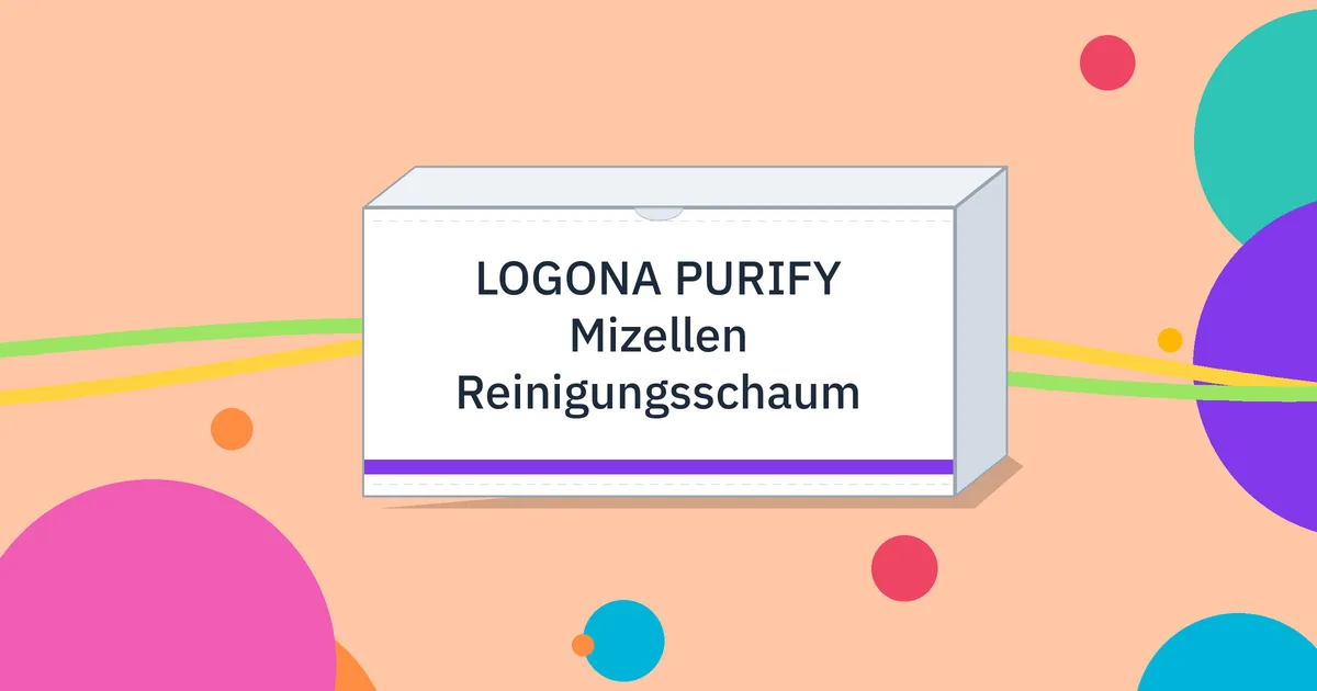 Symbolbild: Packung mit der Aufschrift LOGONA PURIFY Mizellen Reinigungsschaum (PZN 16129397) – Verfügbarkeit und Bezug in Apotheken in Frankfurt am Main