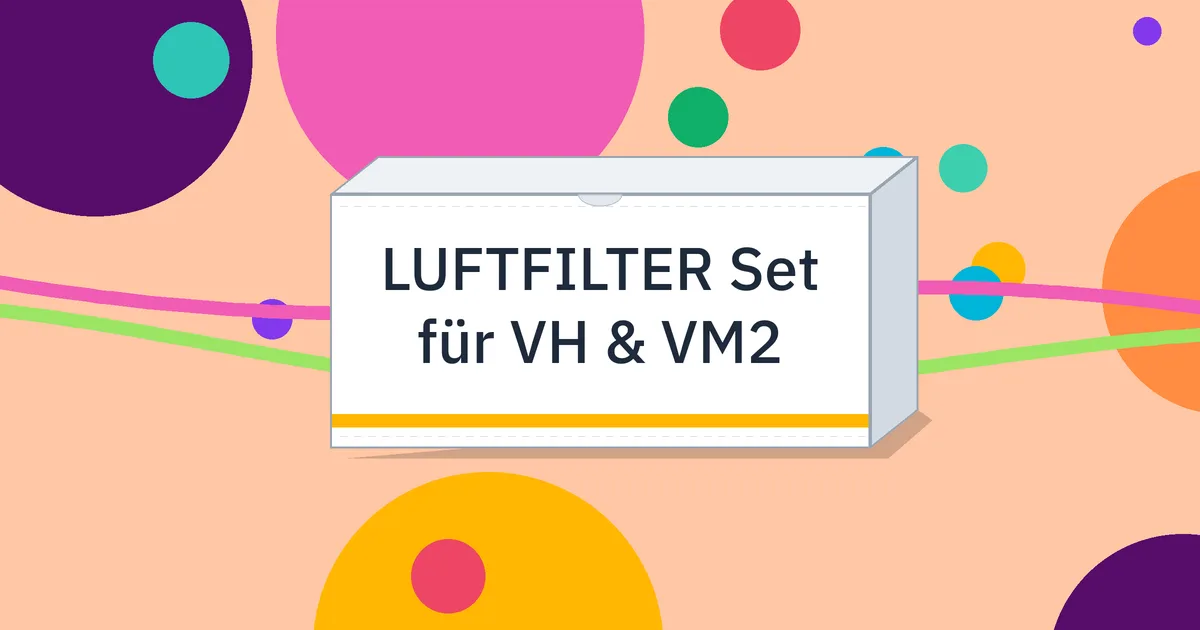 Symbolbild: Packung mit der Aufschrift LUFTFILTER Set für VH & VM2 (PZN 20414028) – Verfügbarkeit und Bezug in Apotheken in Frankfurt am Main