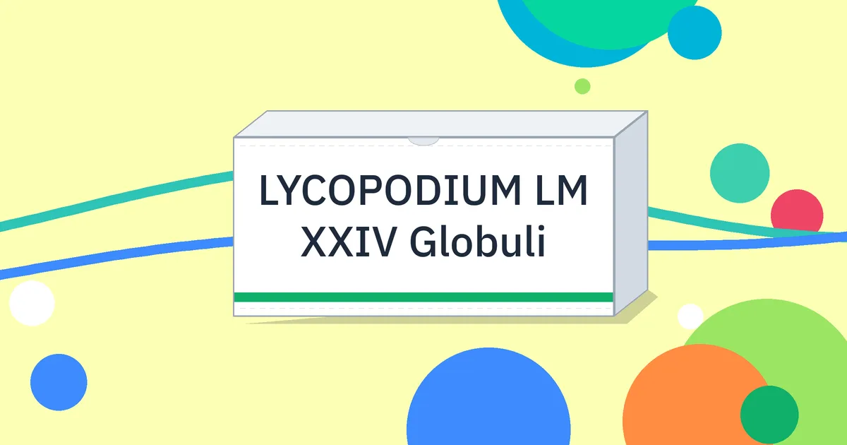 Symbolbild: Packung mit der Aufschrift LYCOPODIUM LM XXIV Globuli (PZN 02678249) – Verfügbarkeit und Bezug in Apotheken in Frankfurt am Main