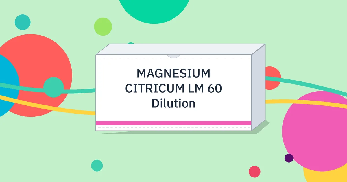 Symbolbild: Packung mit der Aufschrift MAGNESIUM CITRICUM LM 60 Dilution (PZN 13764934) – Verfügbarkeit und Bezug in Apotheken in Frankfurt am Main
